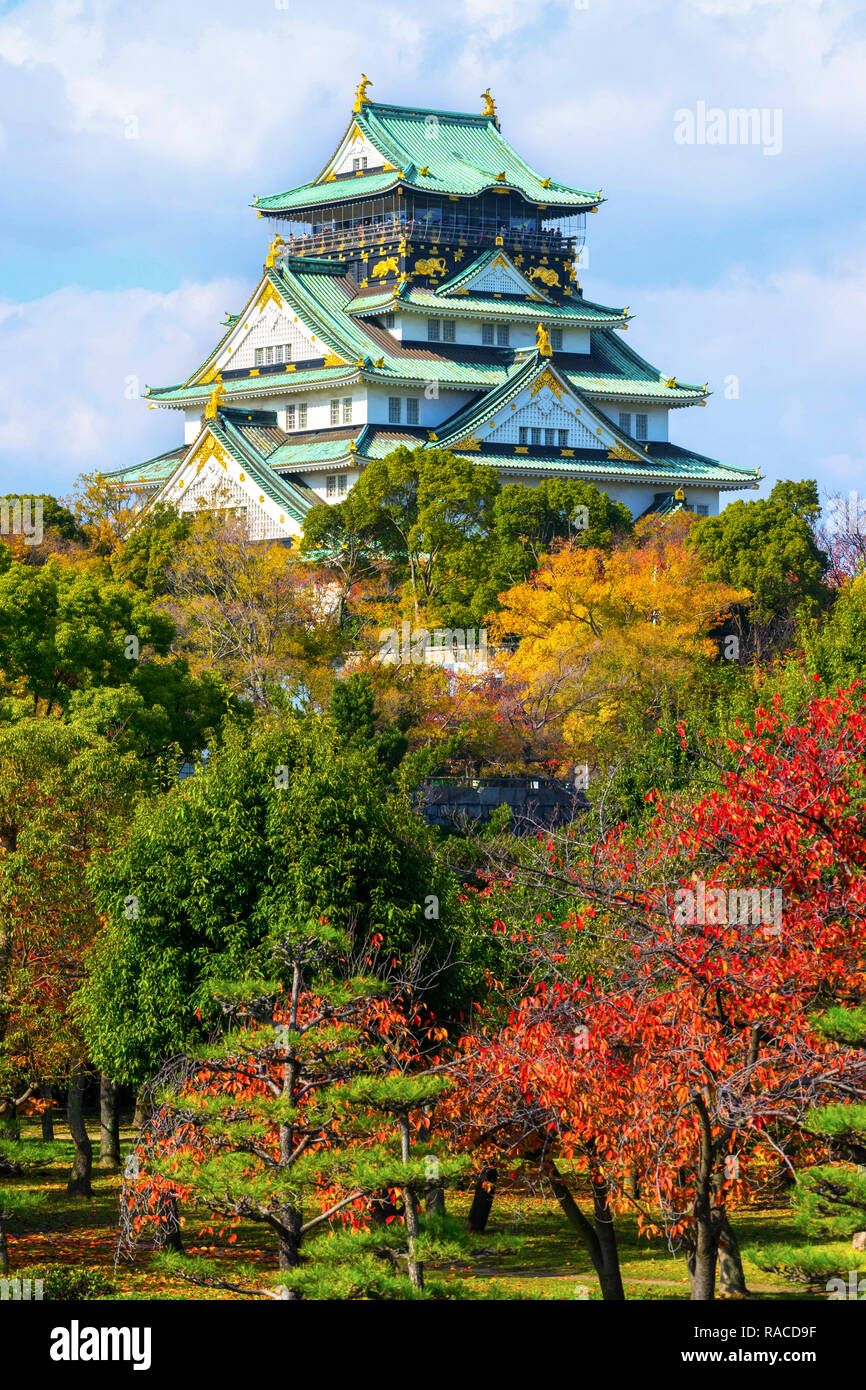 Osaka Castle is a Japanese castle in Osaka, Japan. This castle is one ...