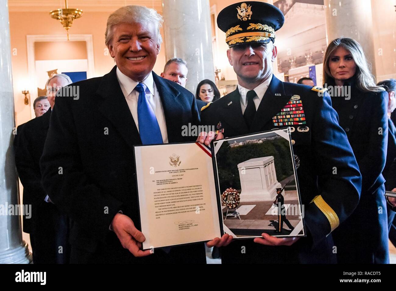 President-elect Donald J. Trump poses for a photo with Commanding ...
