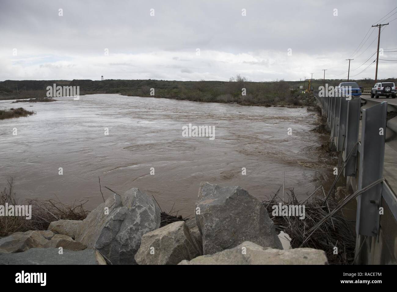 Heavy rains from over the weekend cause road closures on Stuart Mesa ...