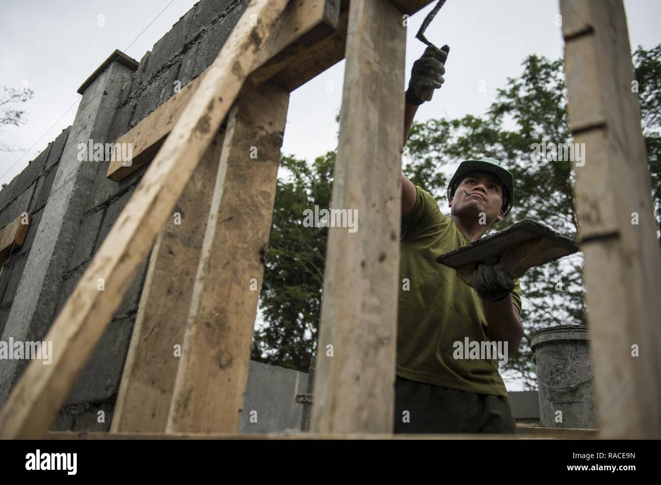 A Philippine Army soldier, assigned to Philippine Army 53rd Engineer ...