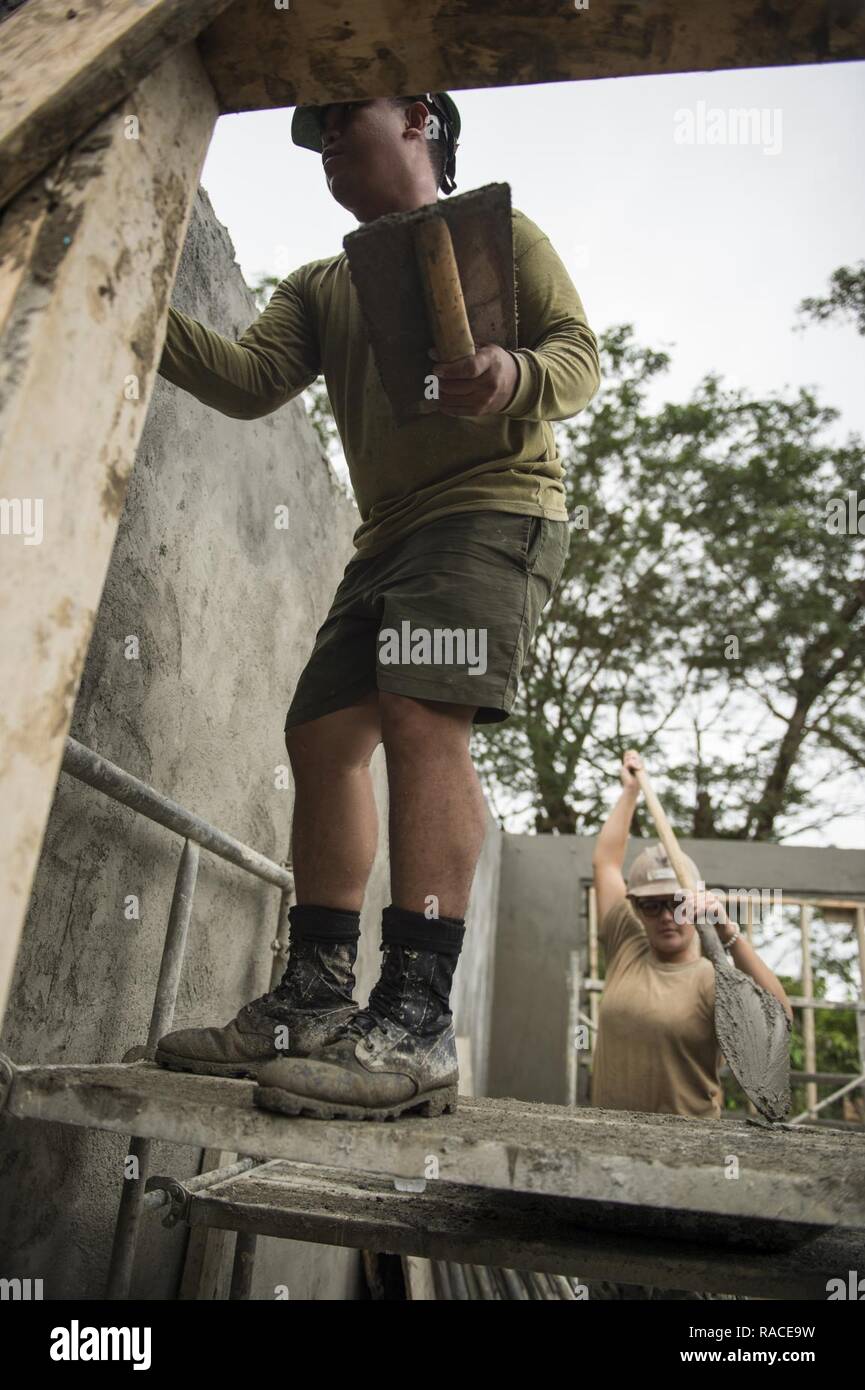 A Philippine Army soldier, assigned to Philippine Army 53rd Engineer ...