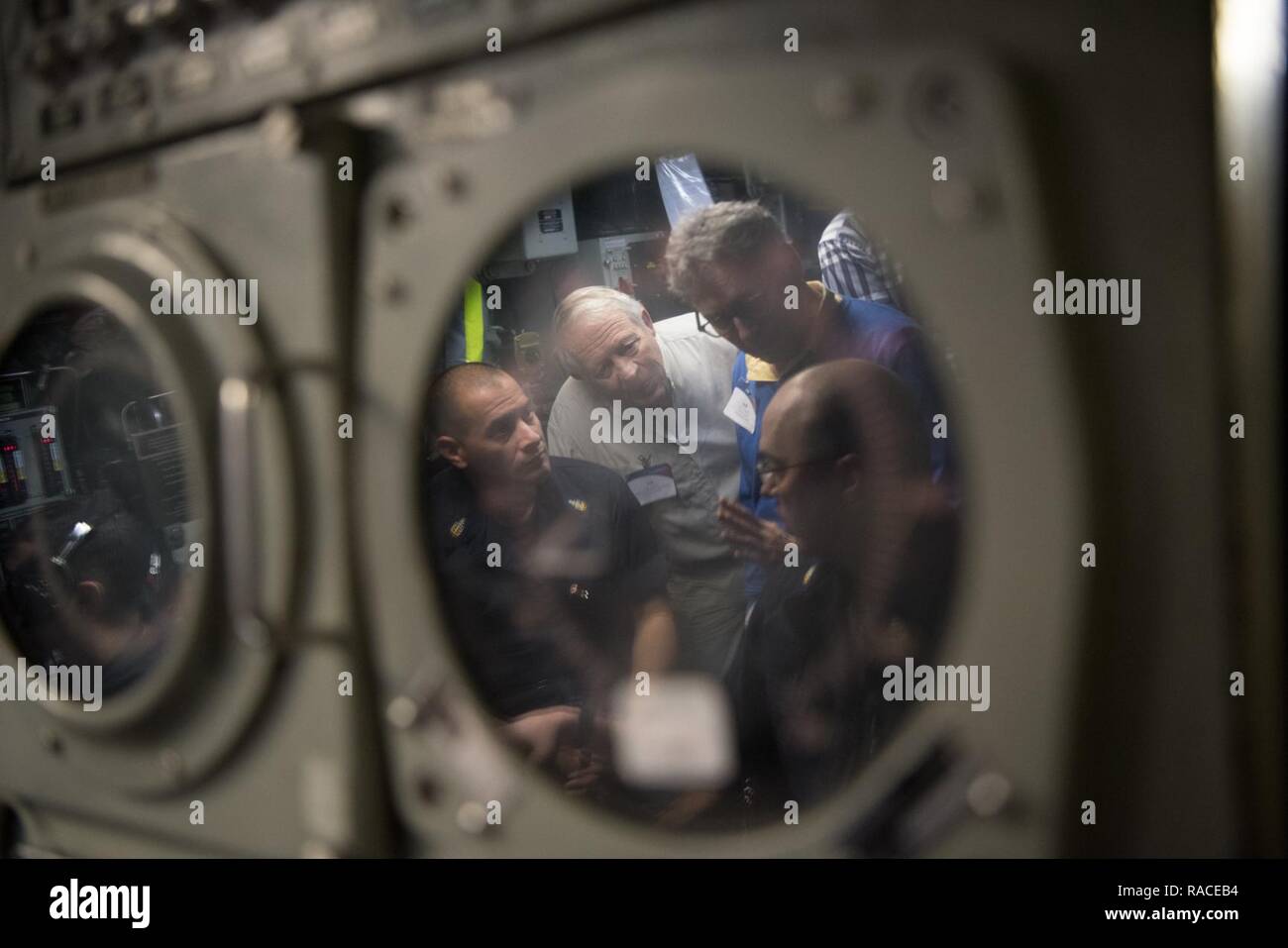AT SEA (January 18, 2017) Members of the USS Cheyenne (SSN 773) conduct ...