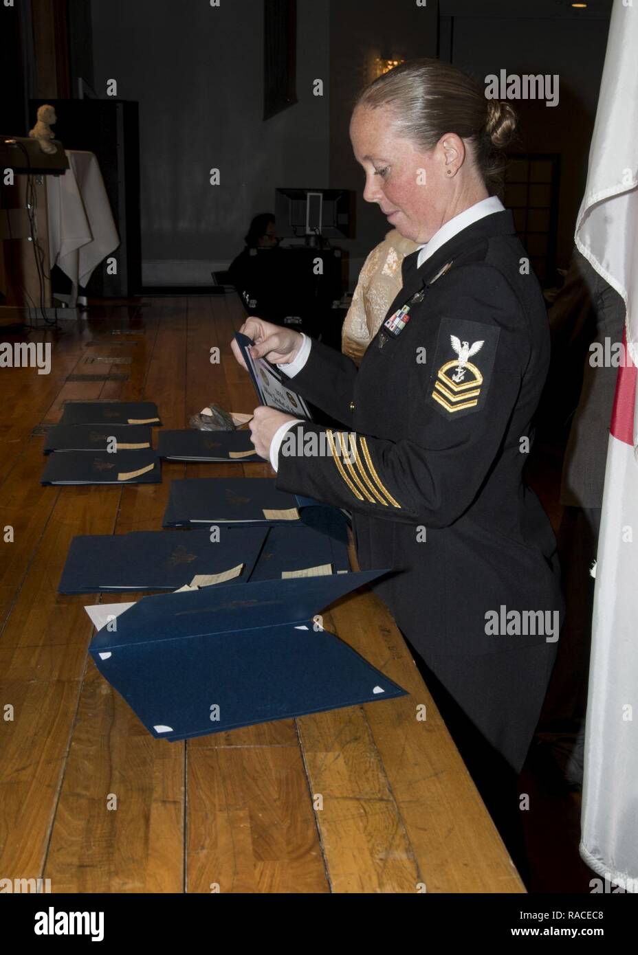 Navy career counselor hi-res stock photography and images - Alamy