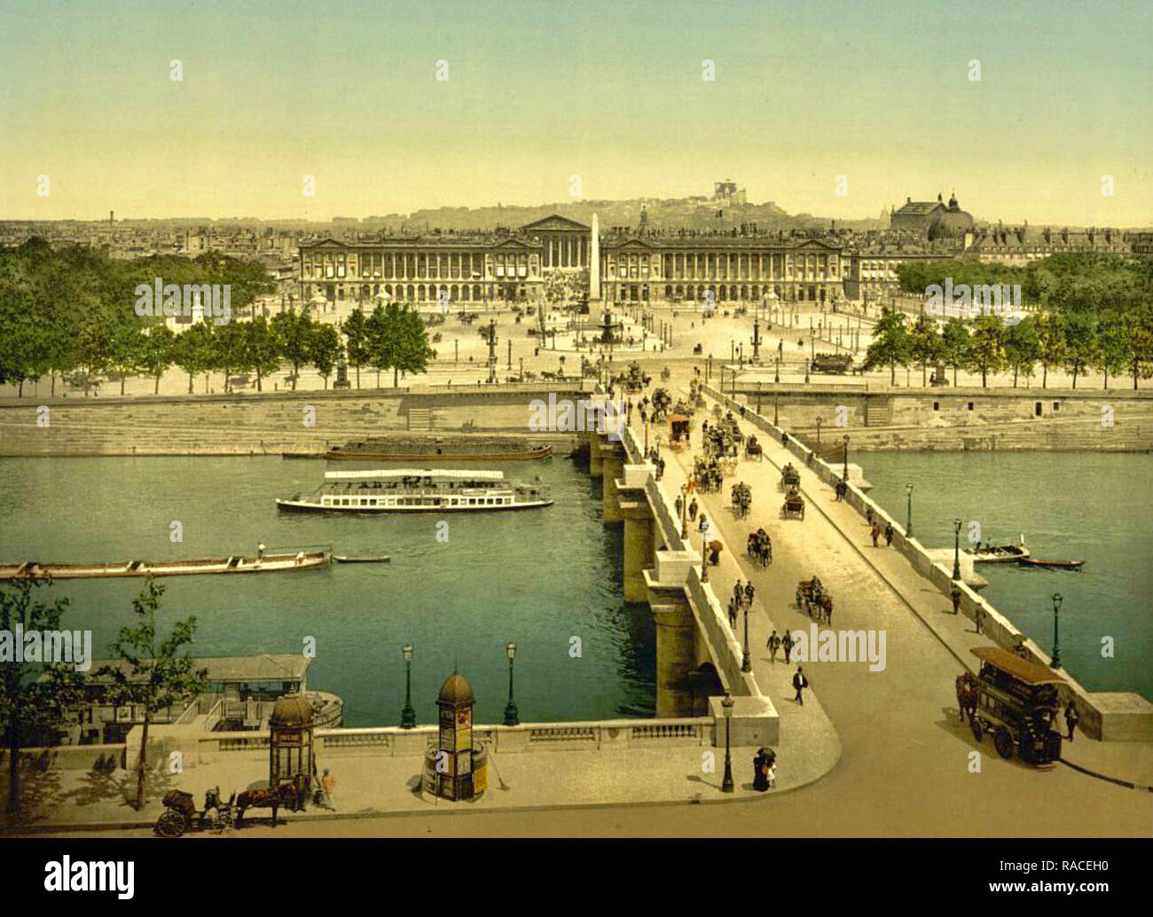 Archival photo of place de la concorde hi-res stock photography and ...