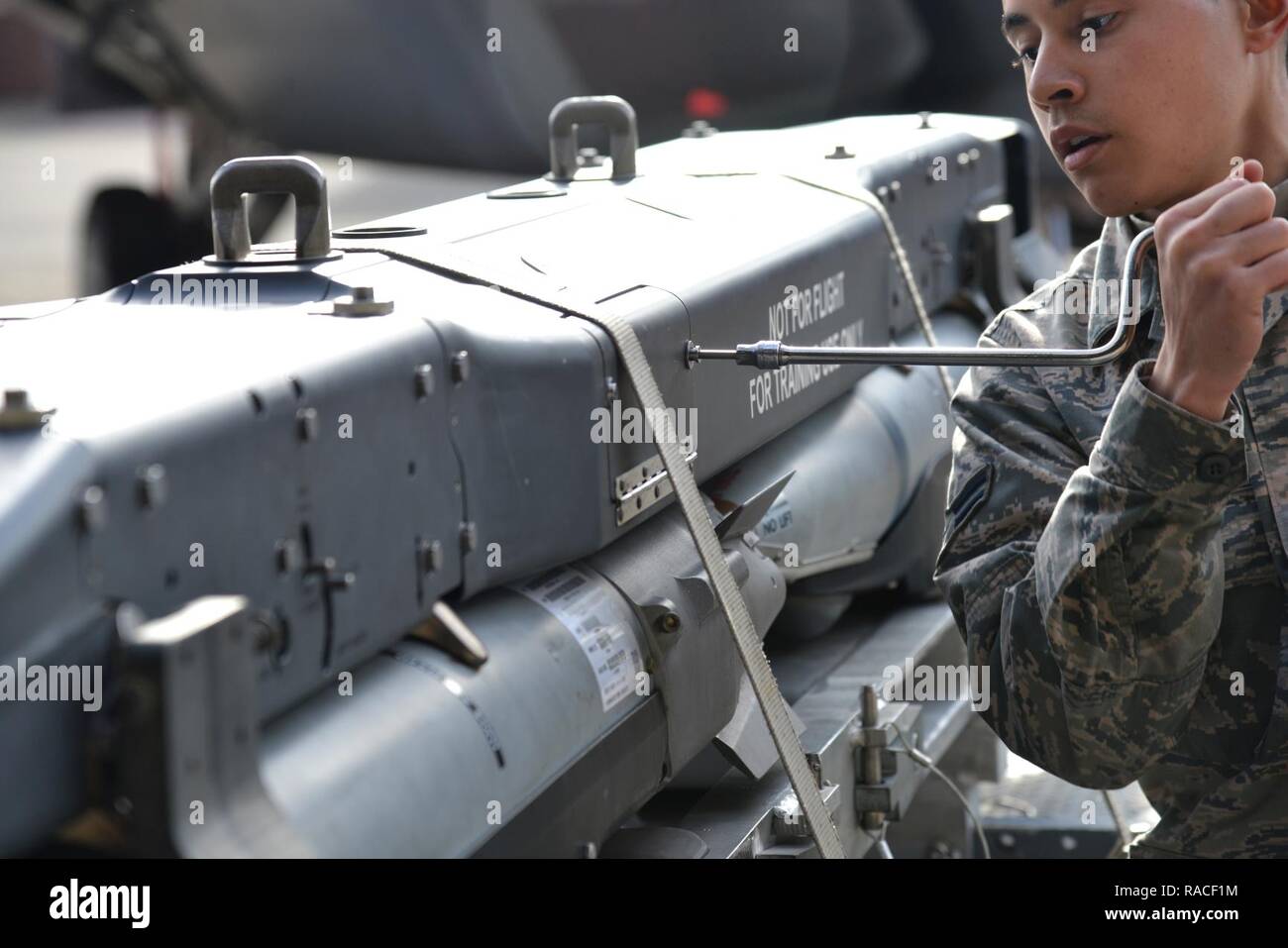 U.S. Air Force Airman 1st Class Julian Lopez, 94th Aircraft Maintenance ...