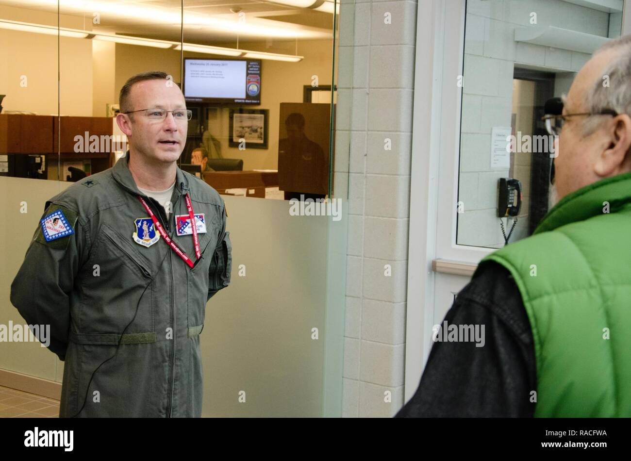 U.S. Air Force Brig. Gen. Marc A. Sicard, commander of the Arkansas Air ...