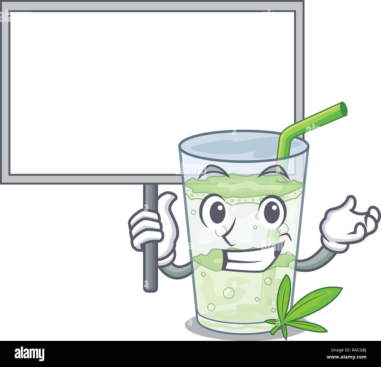 Bring board fresh lassi bhang in glas cartoon Stock Vector Image & Art ...