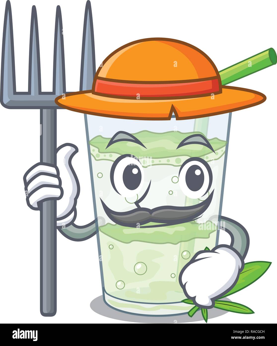 Farmer fresh lassi bhang in glas cartoon Stock Vector Image & Art - Alamy