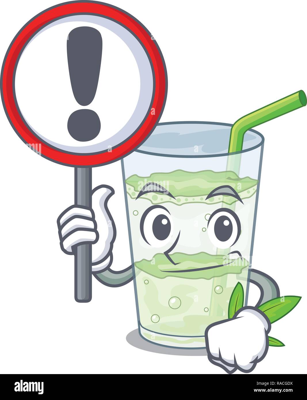 With sign fresh lassi bhang in glas cartoon Stock Vector Image & Art ...