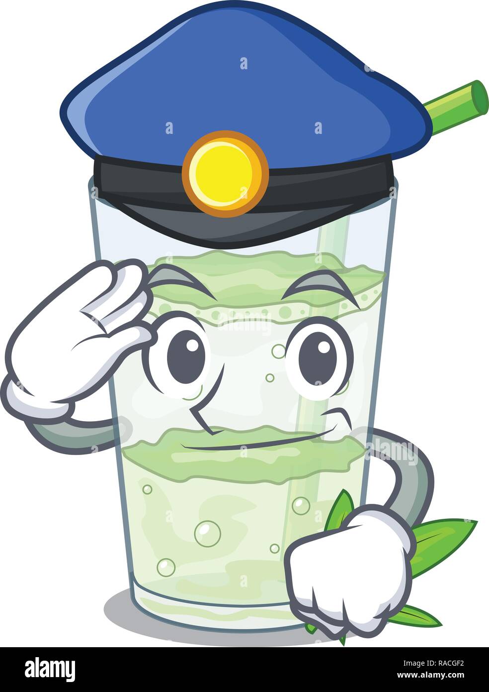 Police fresh lassi bhang in glas cartoon Stock Vector Image & Art - Alamy