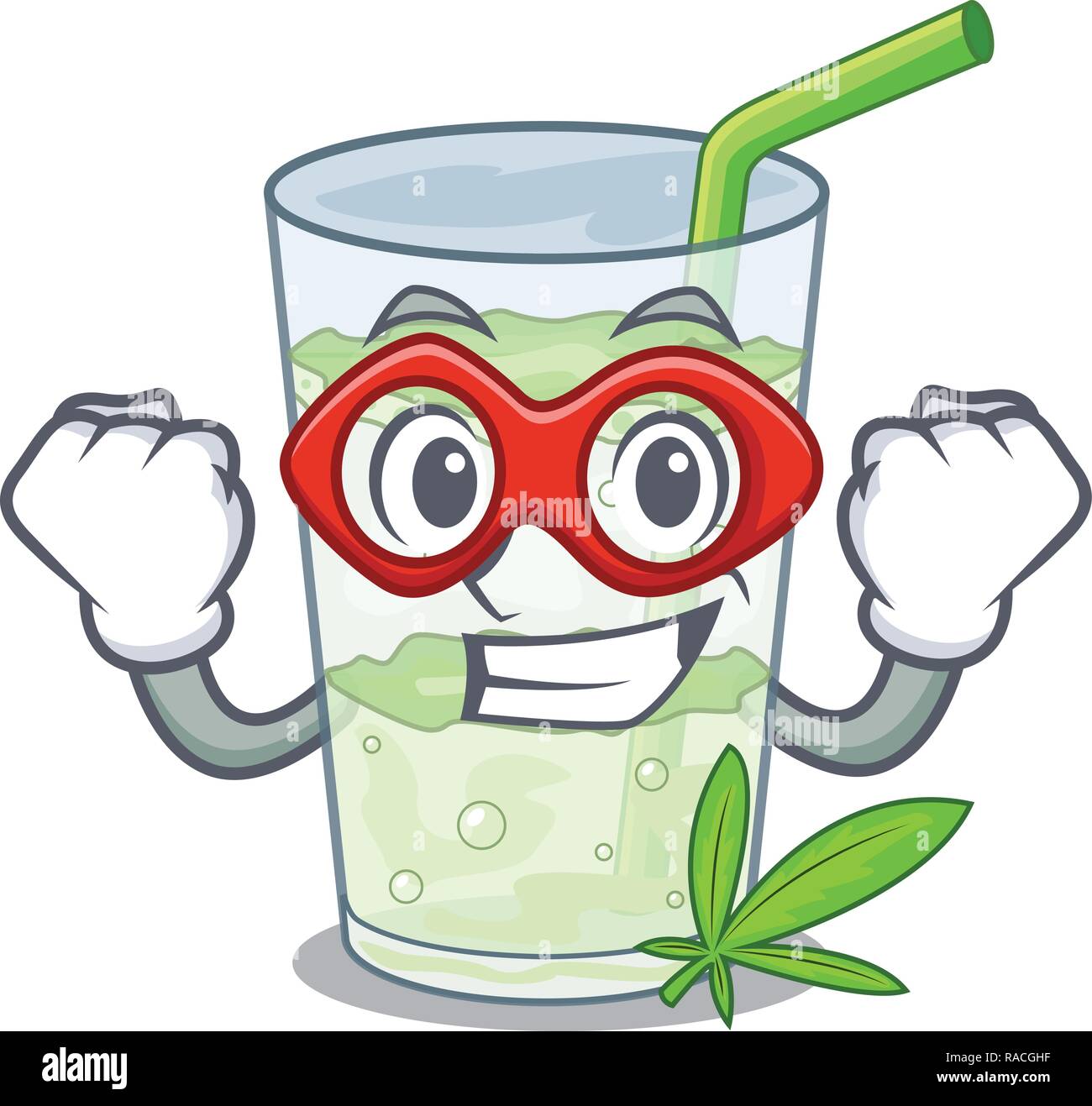 Super hero Lassi juice bhang in botlo character Stock Vector Image ...