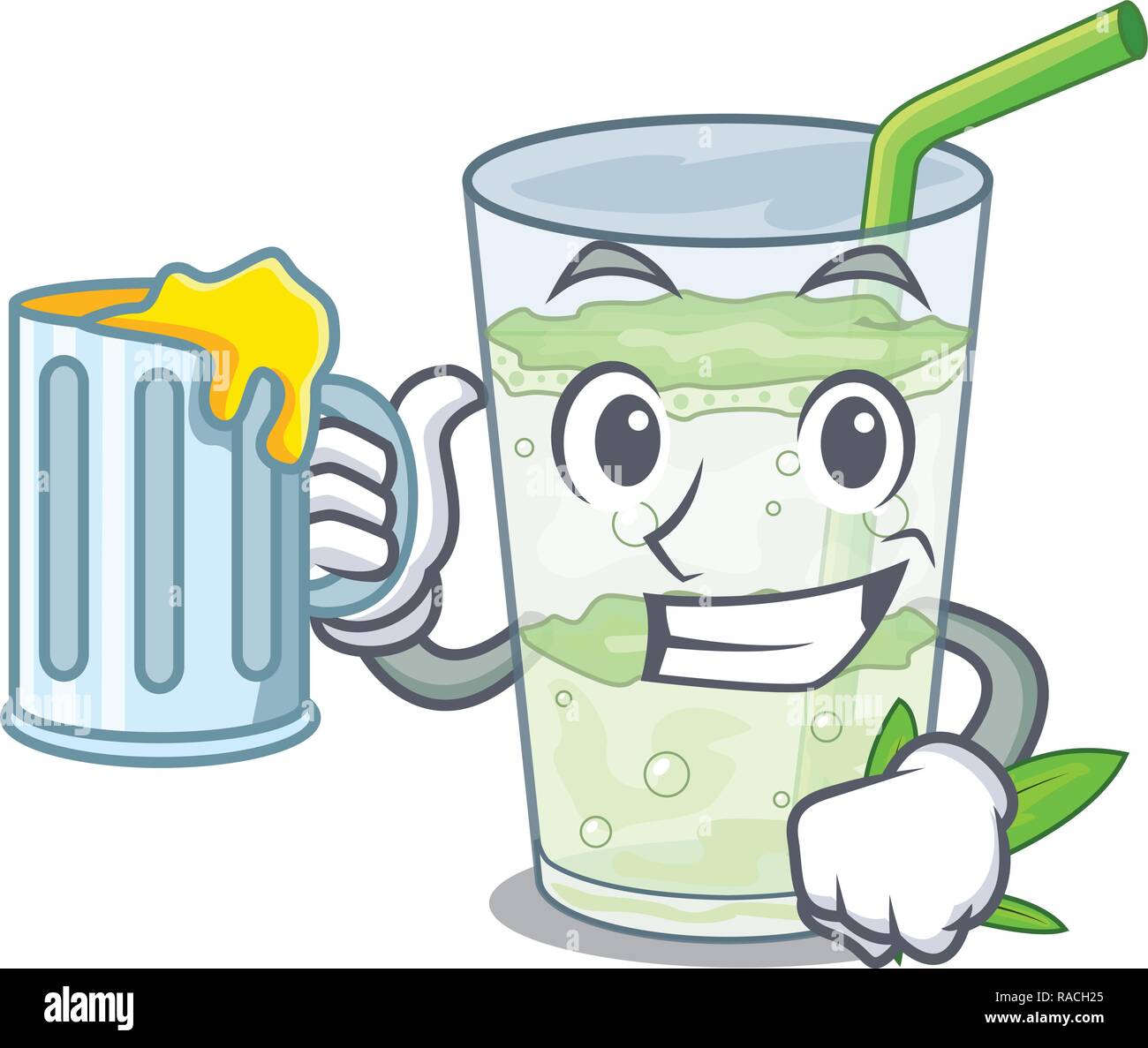 With juice water lassi bhang in character cup Stock Vector Image & Art ...