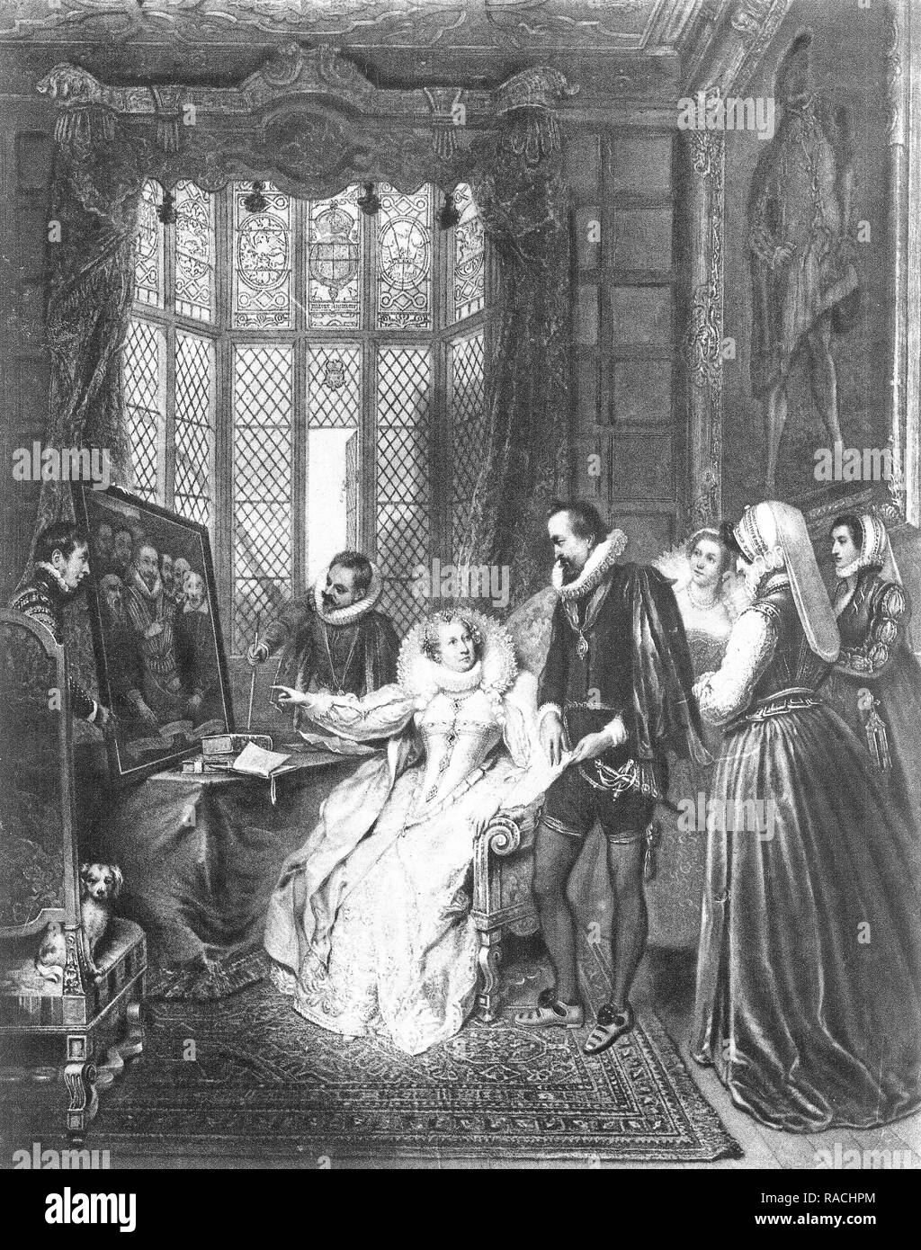 Queen elizabeth i court hi-res stock photography and images - Alamy