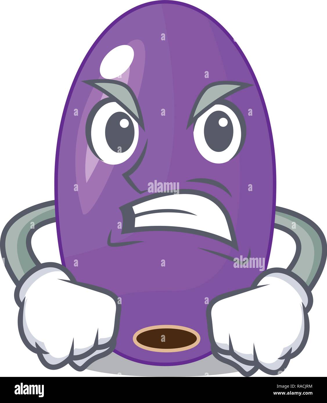 Angry fruit jambolan in a cartoon basket Stock Vector Image & Art - Alamy