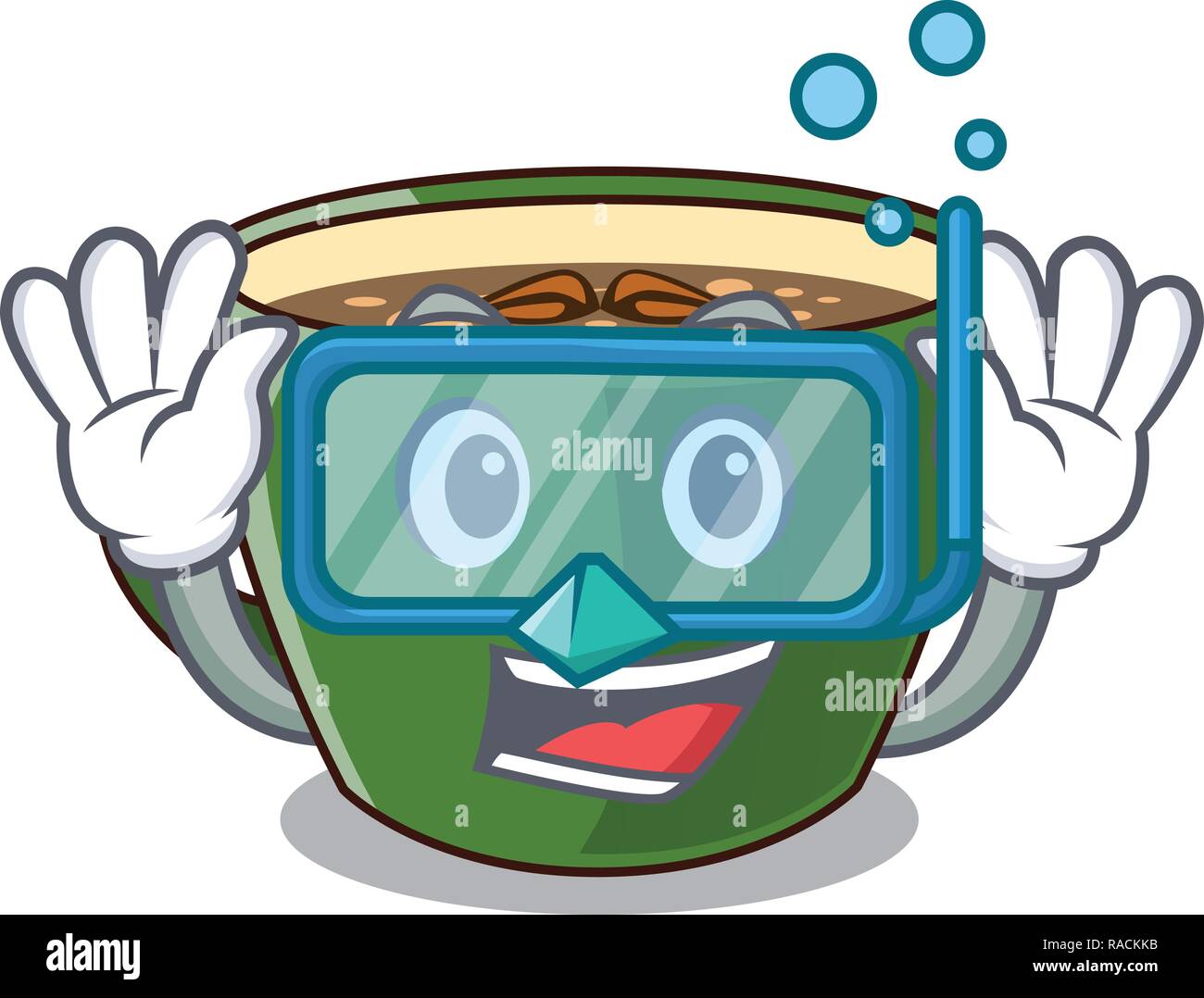 Diving Indian masala tea on character board Stock Vector Image & Art ...