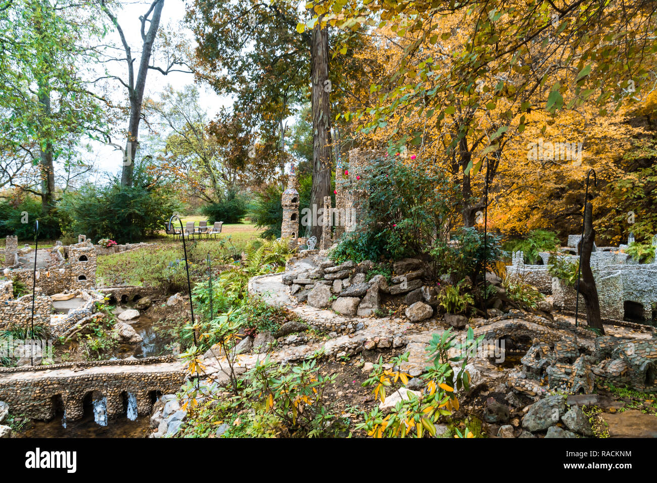 View of miniature versions of famous buildings around the world ...