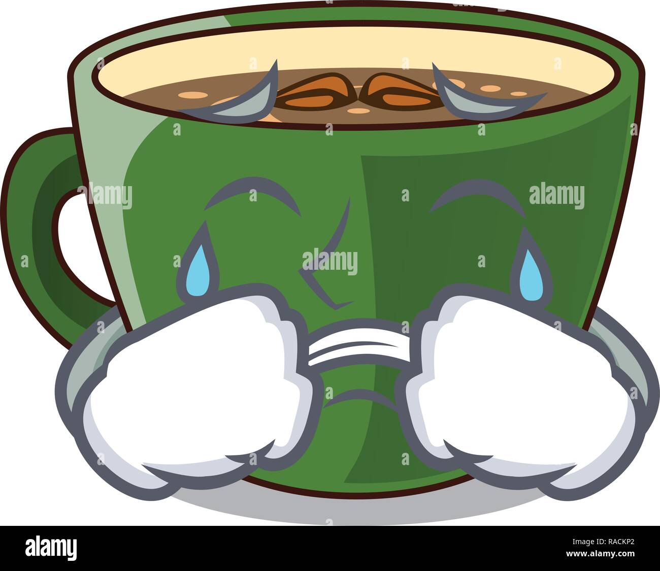 Crying Indian masala tea in cartoon cup Stock Vector Image & Art - Alamy