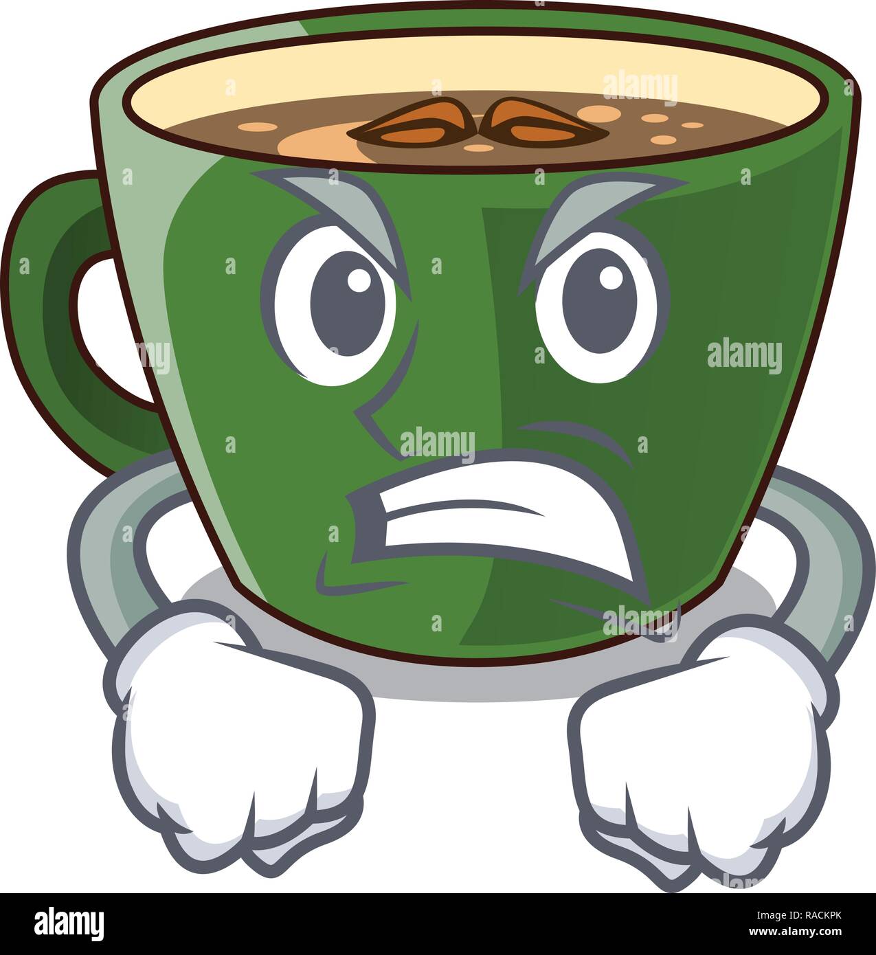 Angry Indian masala tea in cartoon cup Stock Vector Image & Art - Alamy