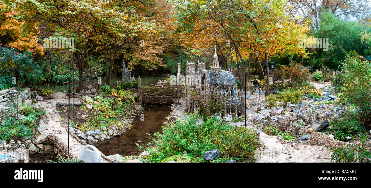 View of miniature versions of famous buildings around the world ...