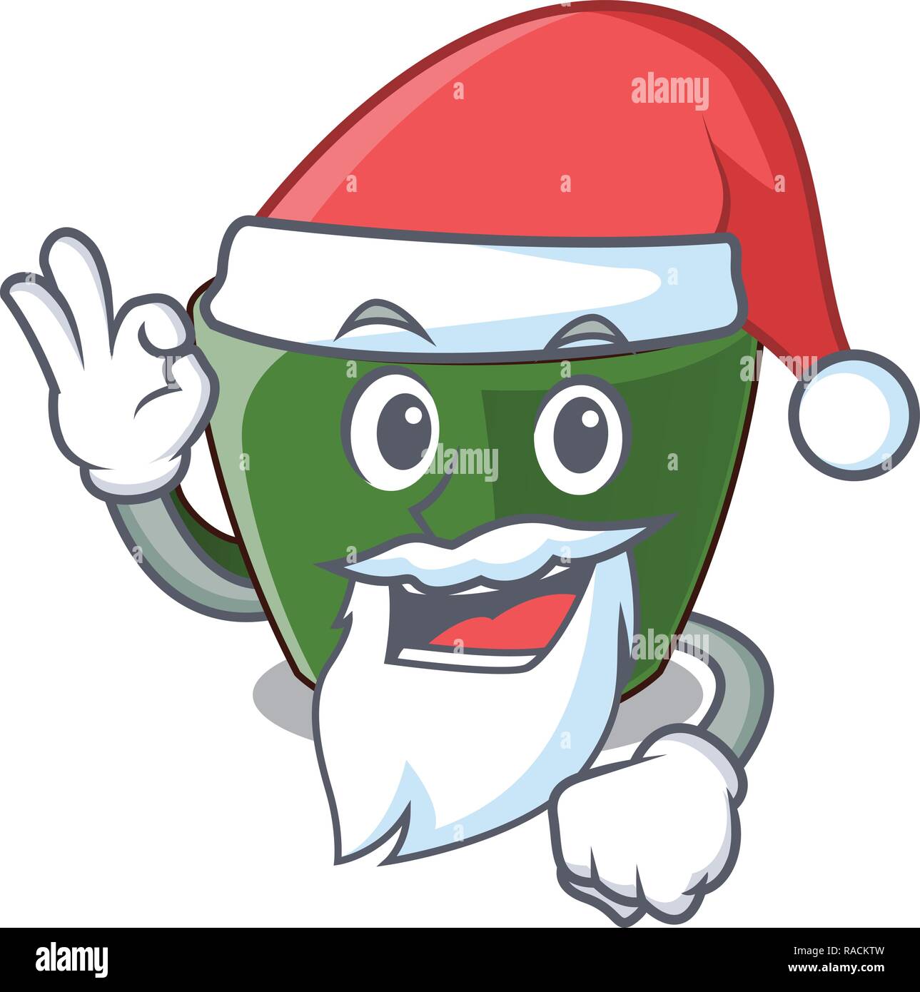 Santa indian masala tea isolated on mascot Stock Vector Image & Art - Alamy