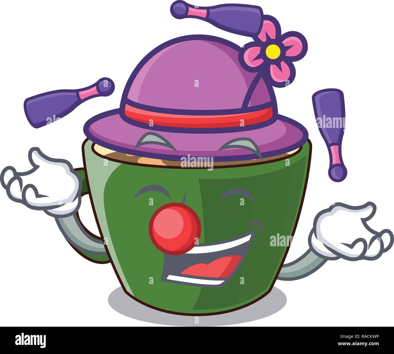 Cinnamon clown Stock Vector Images - Alamy