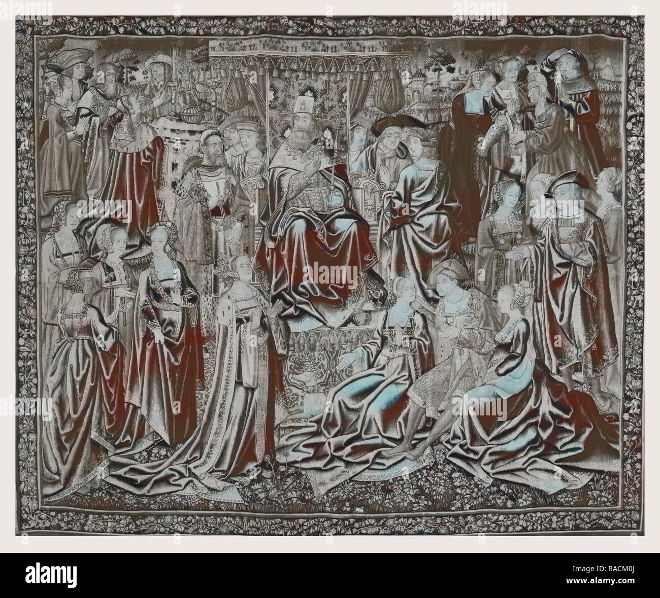 Esther becomes queen (?. Reimagined by Gibon. Classic art with a modern ...