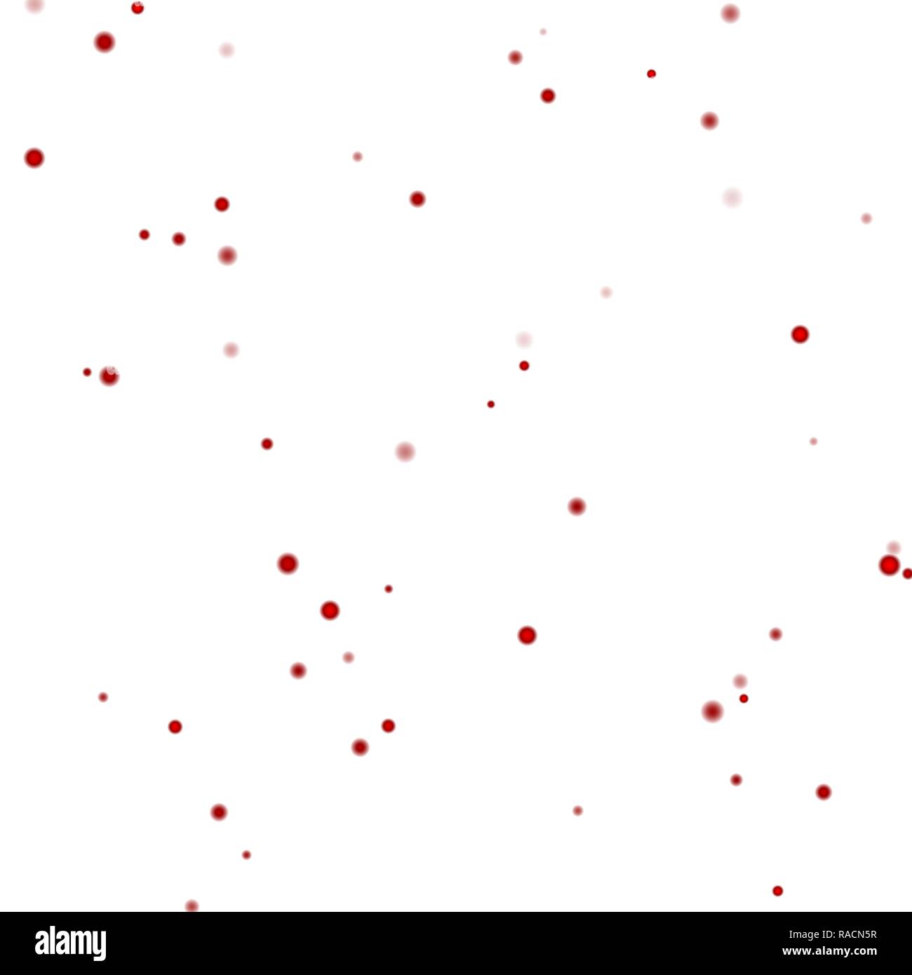 Falling red drops with white background Stock Photo - Alamy