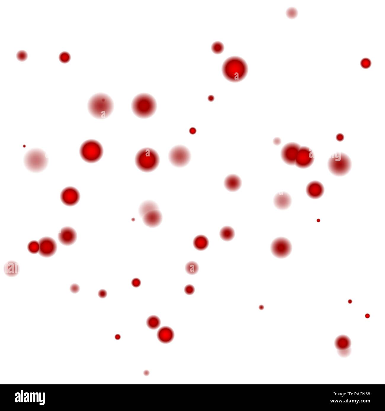 Red blood cells isolated on white background Stock Photo - Alamy
