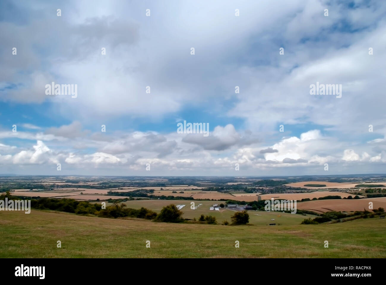Overlooking Dunstable Downs in Bedfordshire, England Stock Photo - Alamy