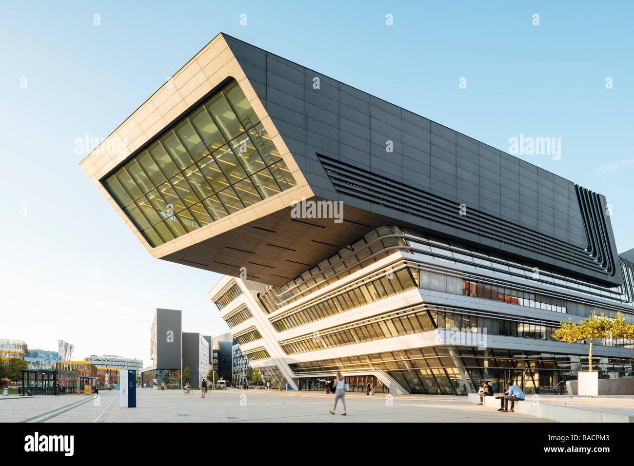 Exterior of Vienna University of Economics and Business Campus designed ...
