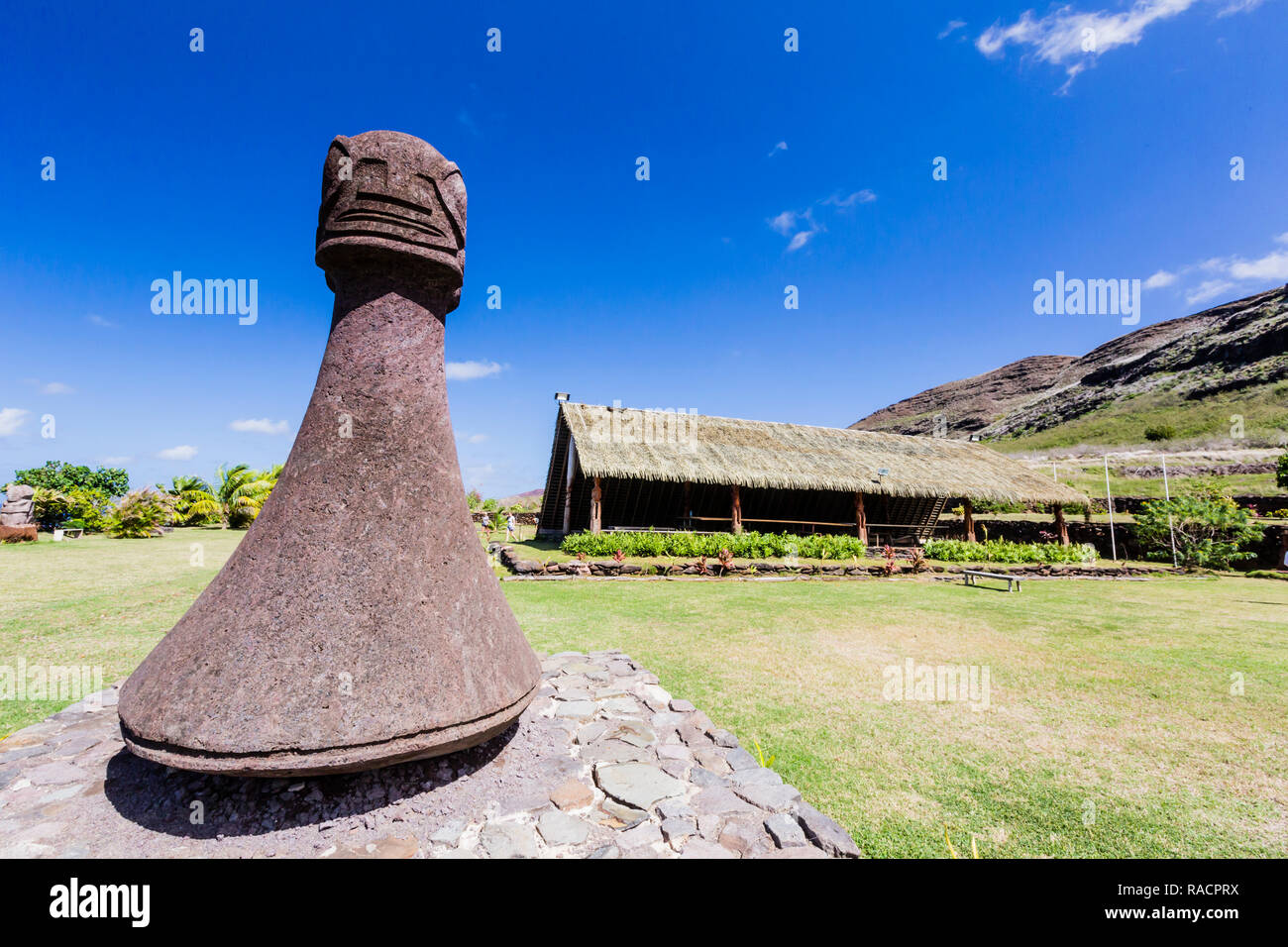Art display from the Musee Communal de Ua Huka, Ua Huka Island ...