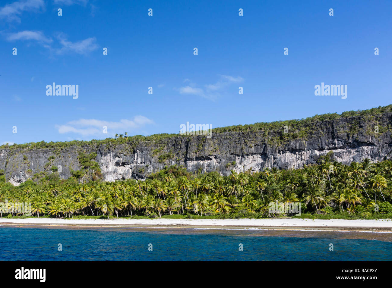 Raised coral atoll hi-res stock photography and images - Alamy
