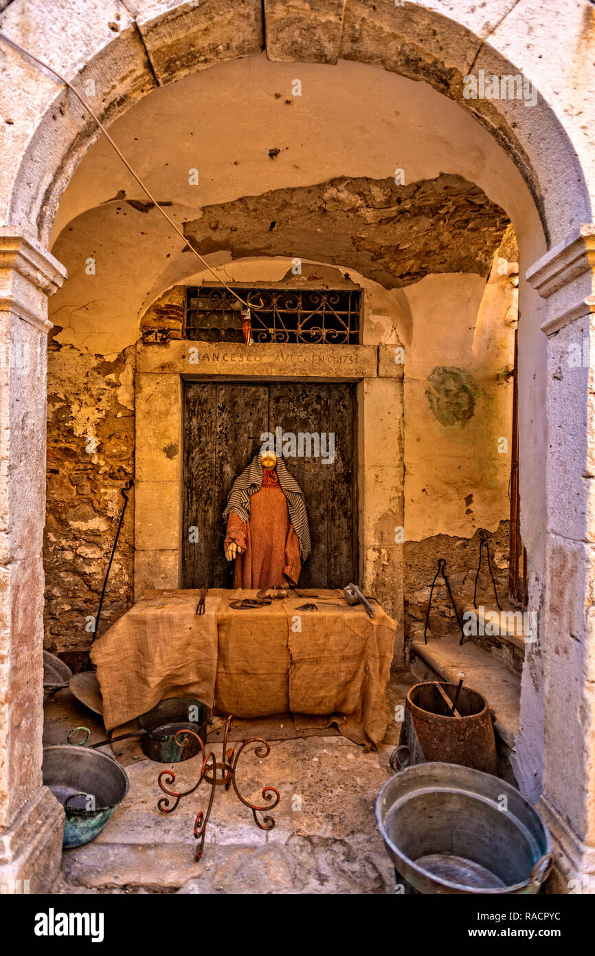 Italy Apulia Candela Historic Center Stock Photo - Alamy
