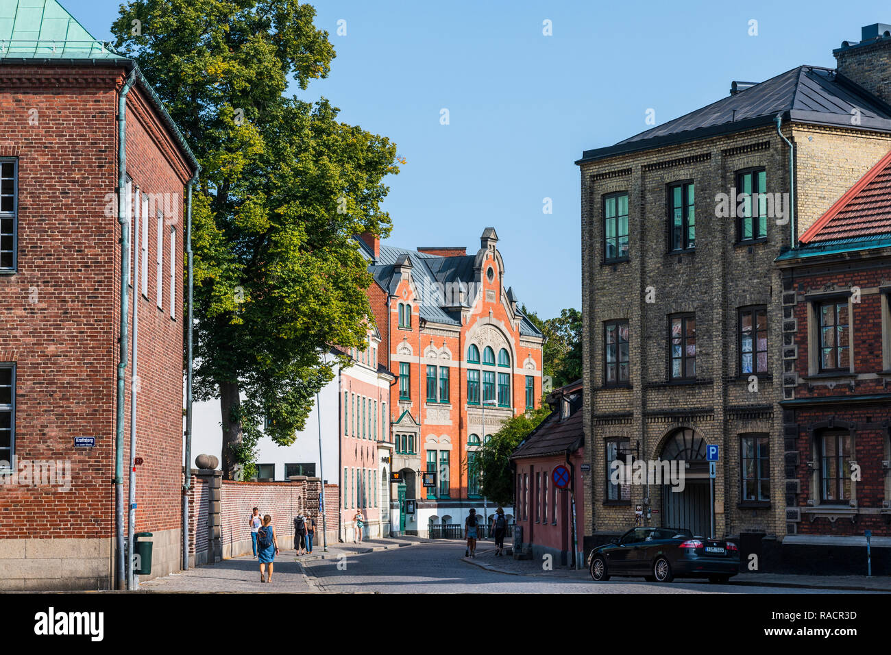Historical buildings in Lund, Sweden, Scandinavia, Europe Stock Photo ...
