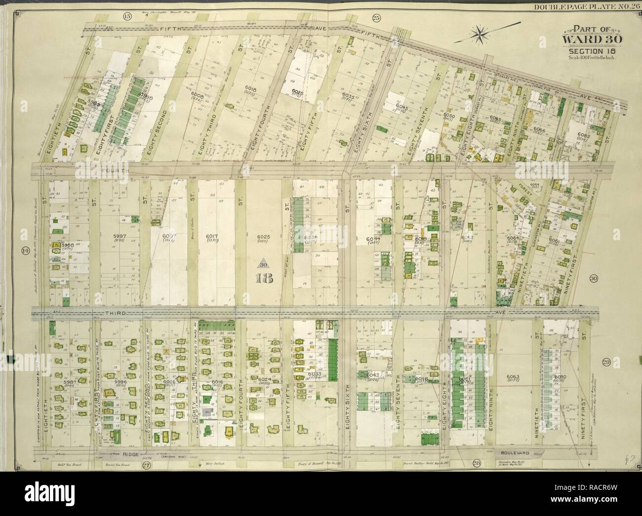 Brooklyn, Vol. 6, Double Page Plate No. 26, Part of Ward 30, Section 18 ...