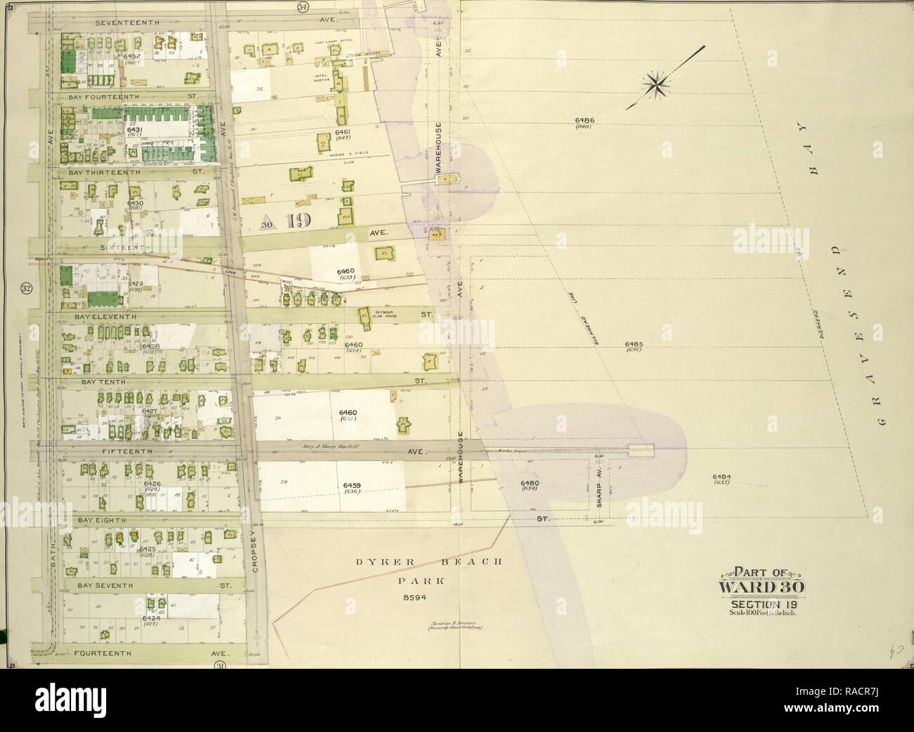 Map of bath new york hi-res stock photography and images - Alamy
