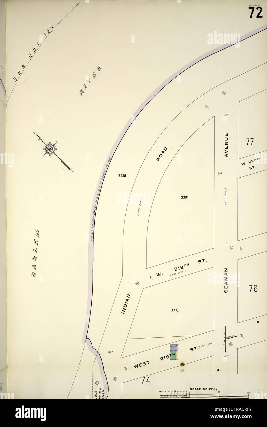 Map of harlem hi-res stock photography and images - Alamy