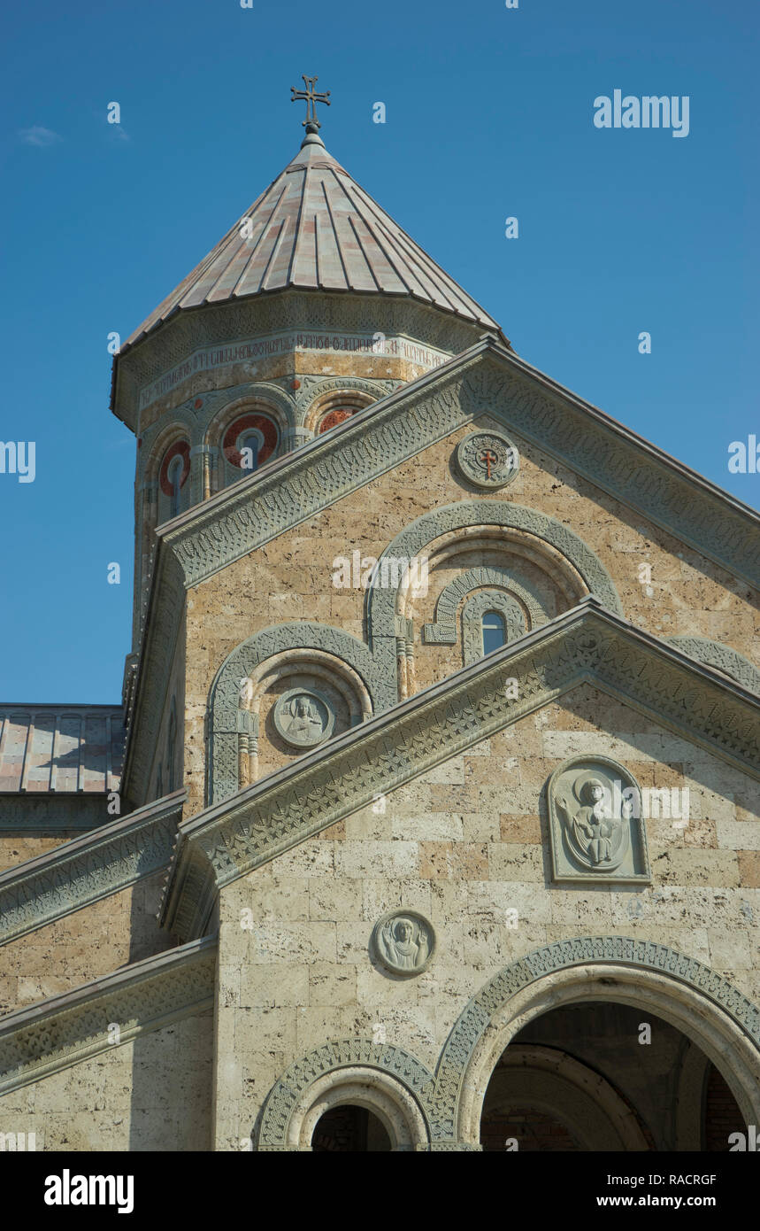 Bodbe Christian Orthodox Monastery near Signagi, Georgia, Central Asia ...