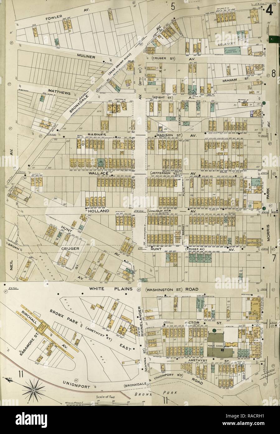 Map of fowler hi-res stock photography and images - Alamy