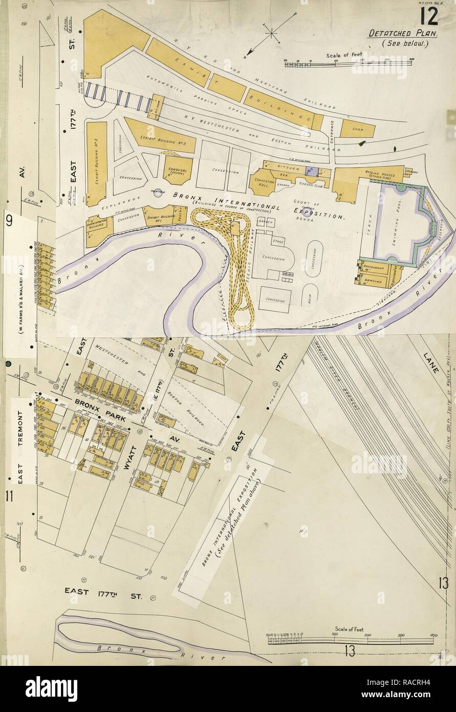 Bronx, V. A, Plate No. 12 [Map bounded by Bronx International ...