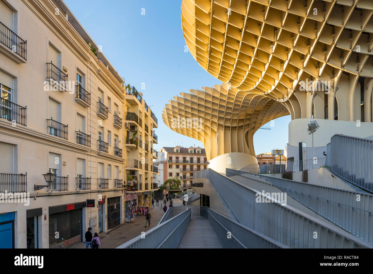 Metropol Parasol building, Seville, Andalusia, Spain, Europe Stock ...