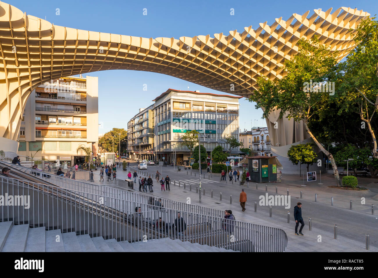 Metropol Parasol building, Seville, Andalusia, Spain, Europe Stock ...