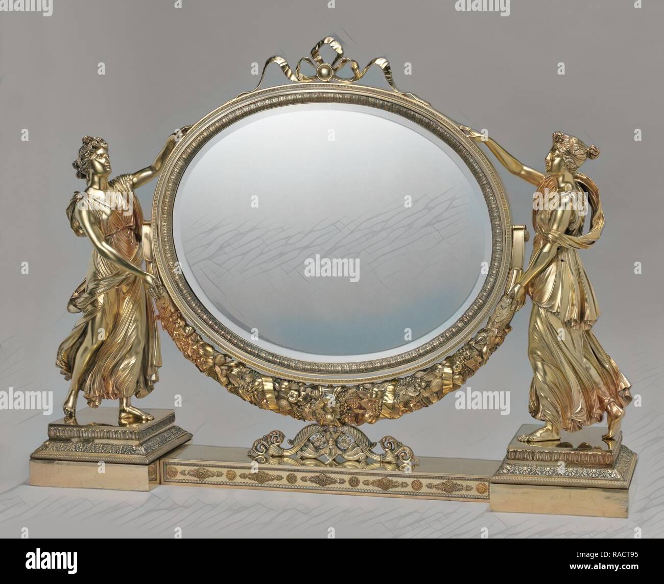 Toilet mirror, Joseph-Germain Dutalis, Louis Royer, 1828 - 182 ...