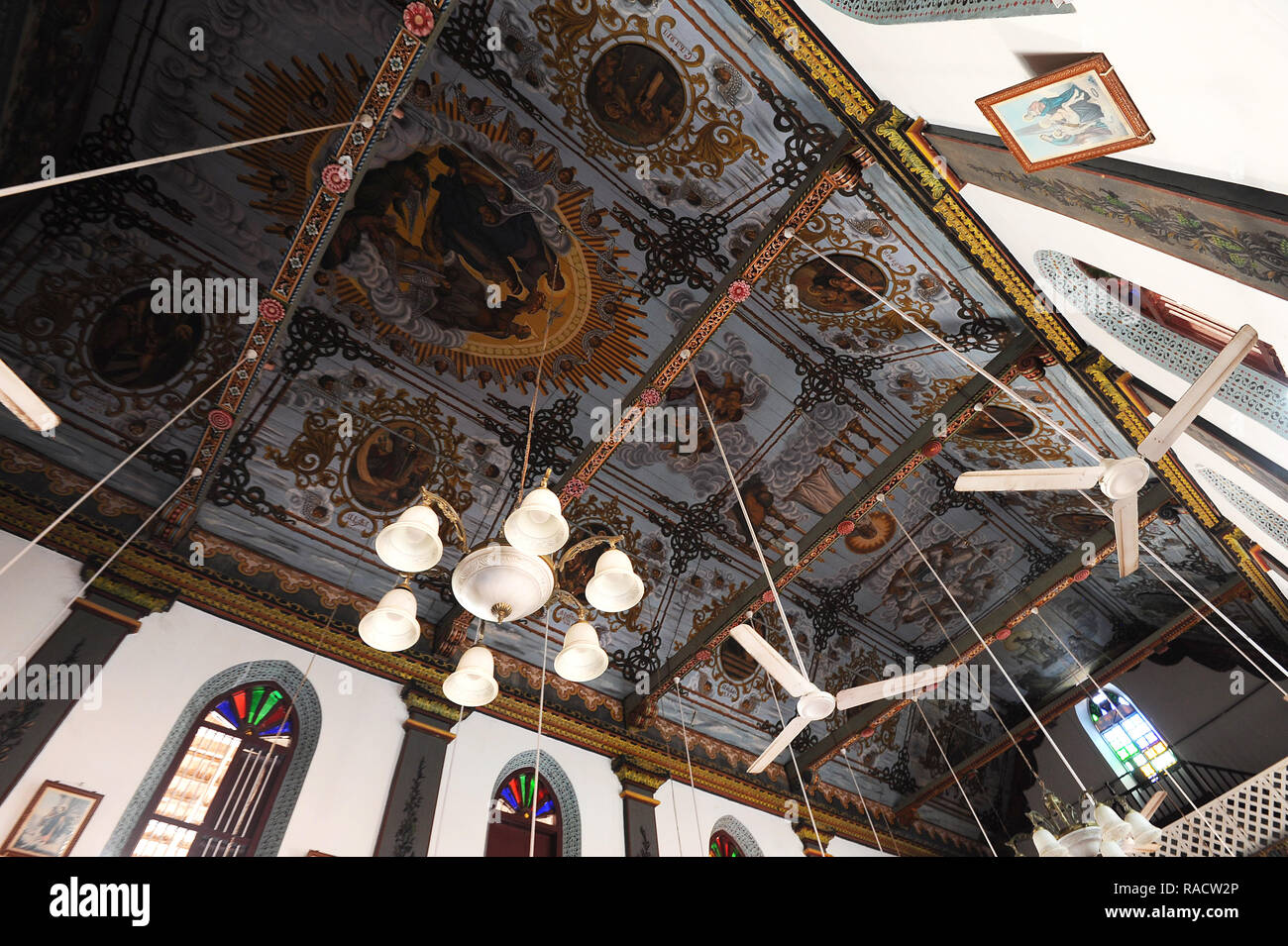 Interior, St. Mary's Forane Church, one of the oldest Christian ...