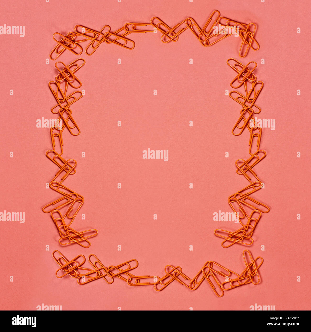 Paper clip border design hi-res stock photography and images - Alamy