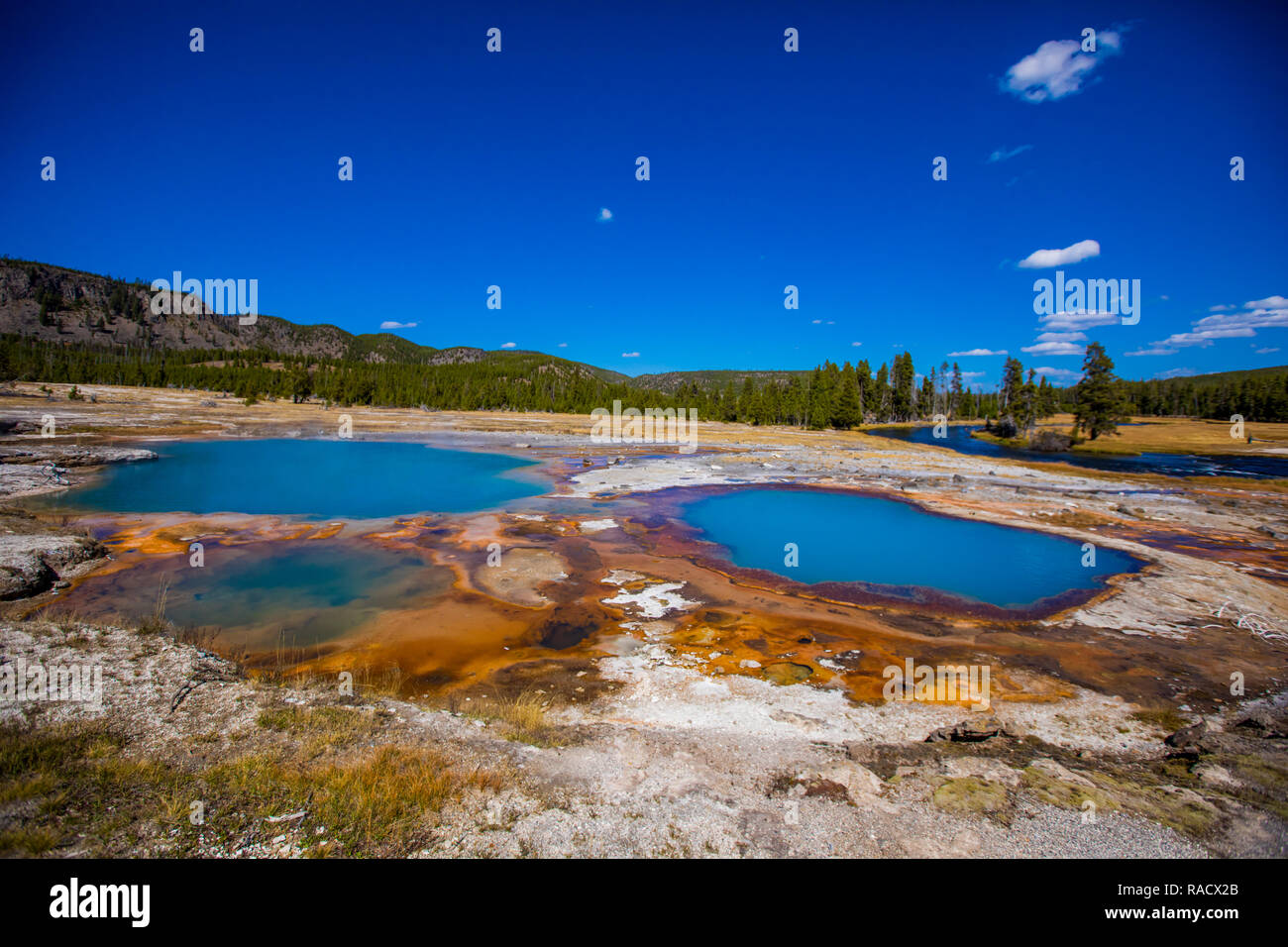 Grand Prismstic Spring, Yellowstone National Park, UNESCO World ...