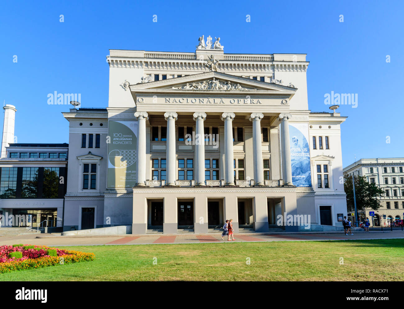 Opera House, Riga, Latvia, Europe Stock Photo - Alamy