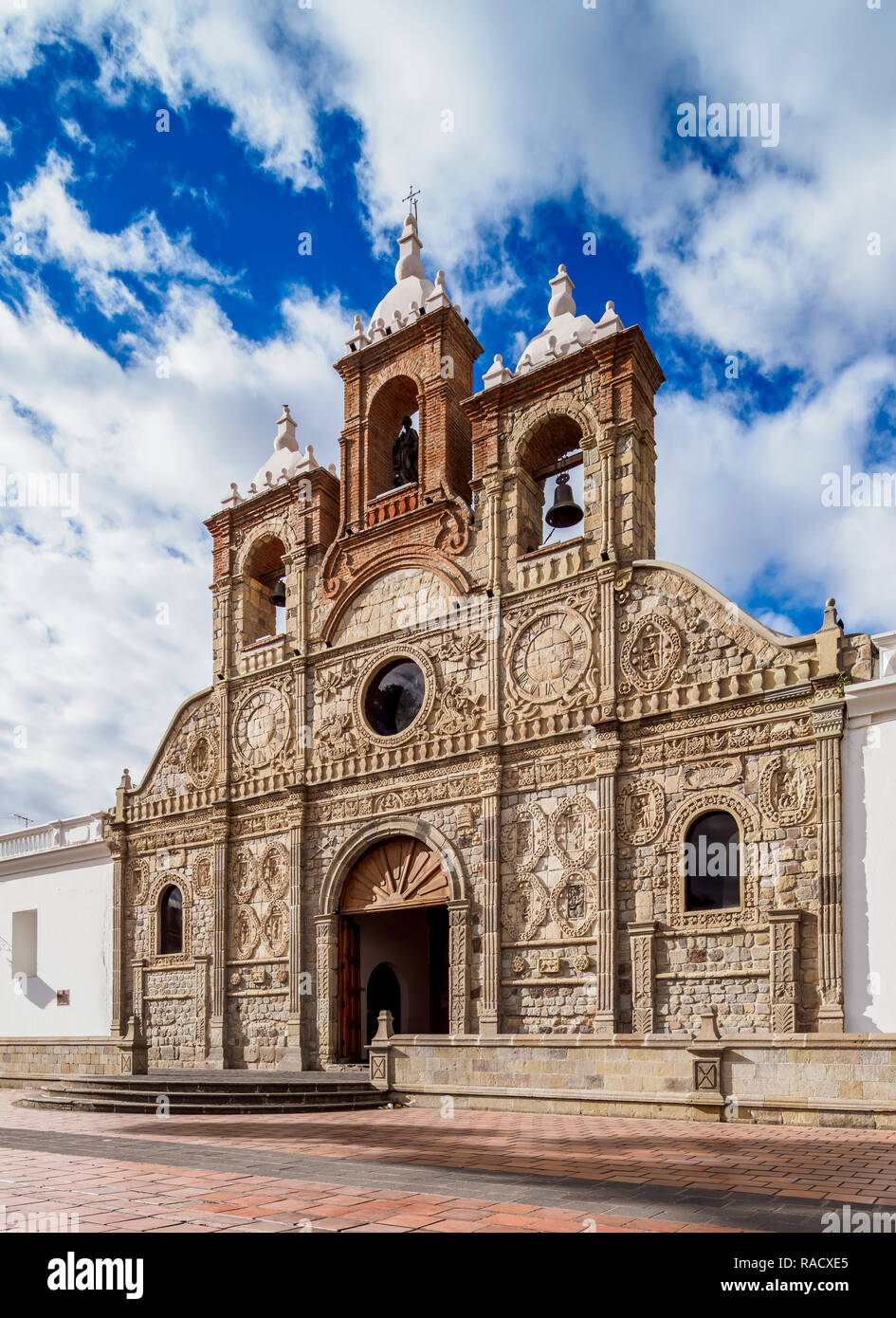 San Pedro Cathedral, Maldonado Park, Riobamba, Chimborazo Province ...