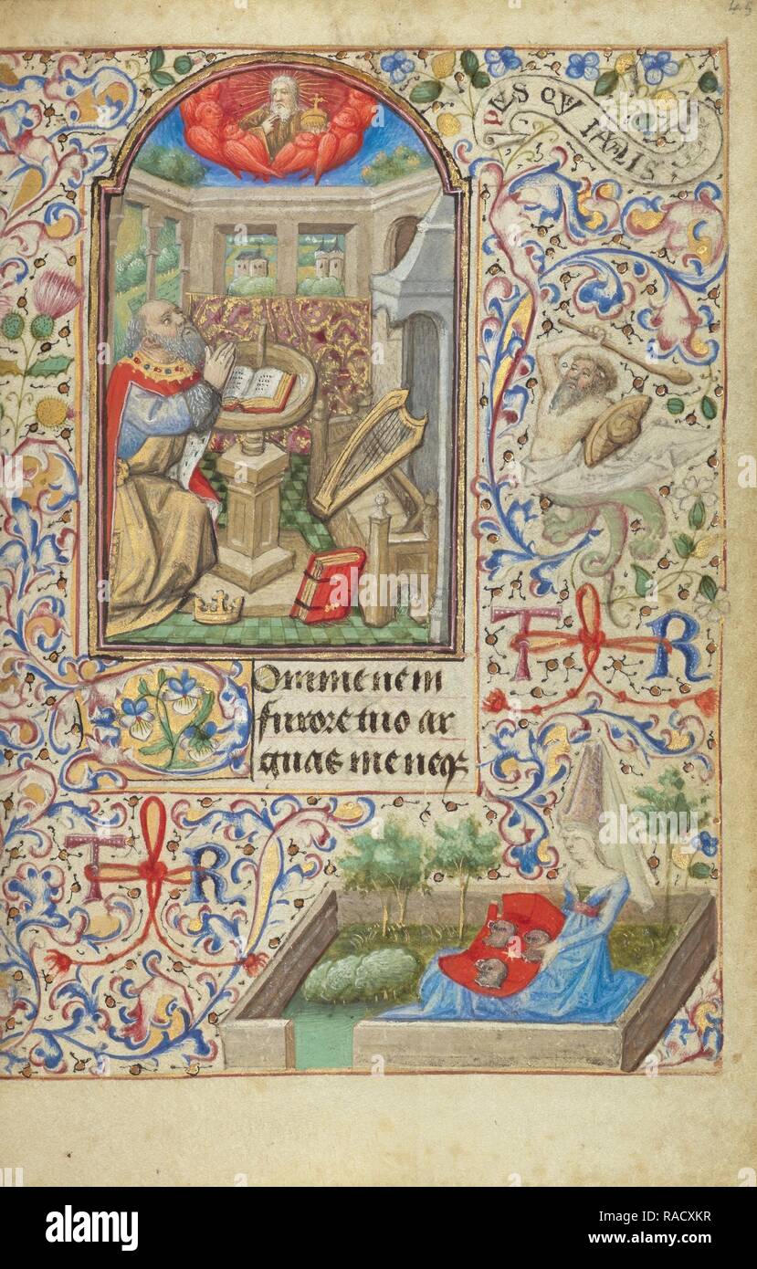 David in Prayer, Dunois Master (French, active Paris, France until 1463 ...