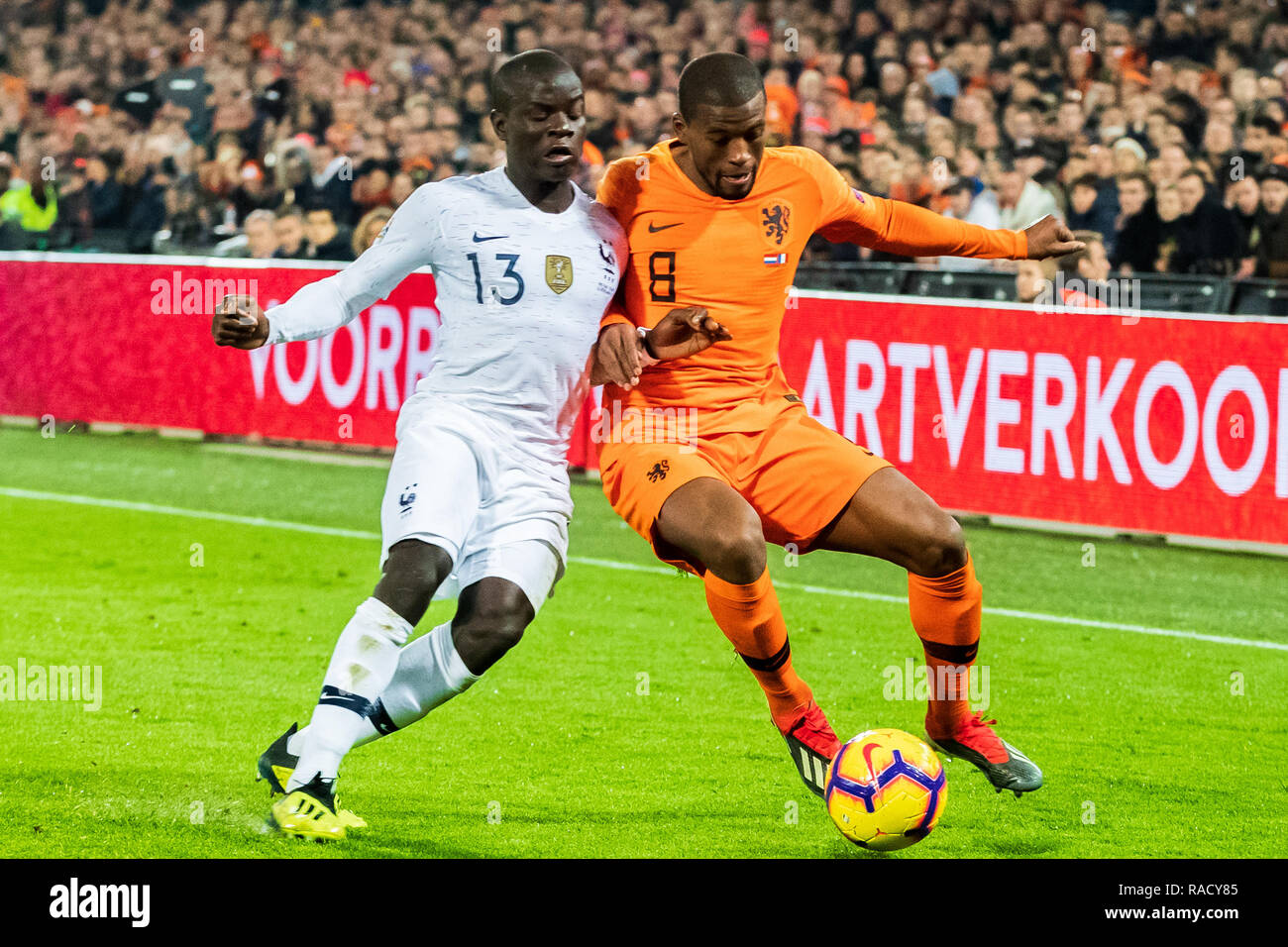 Rotterdam, The Netherlands 16 november 2018 Soccer The Netherlands v ...